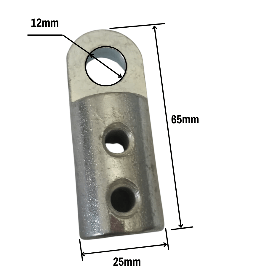 Female Cable Lug - 6mm Cable - Grub Screw Clamping – Jaguar Fitness