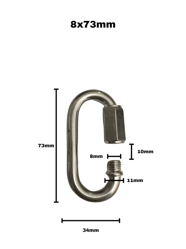 Oval Cable Hooks - With Nut - Steel – Jaguar Fitness